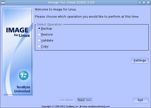 Image backup software "TeraByte Drive Image Backup and Restore Suite ...
