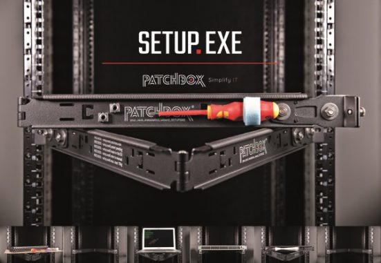 Tool for cable management and installation support in network racks "PATCHBOX products ...