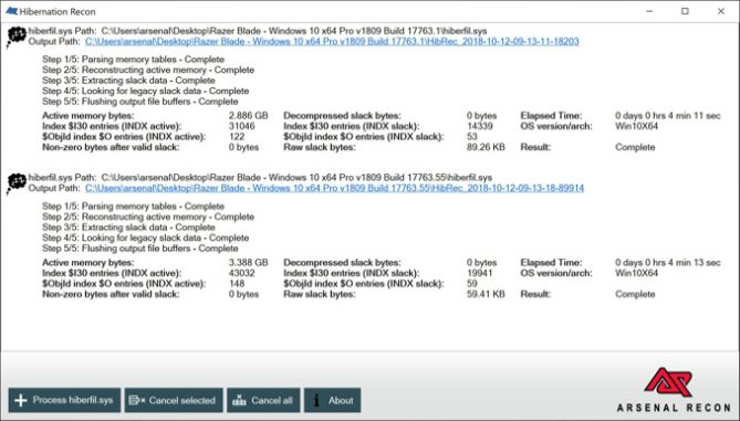 Digital forensic tool for evidence preservation and analysis "Arsenal ...