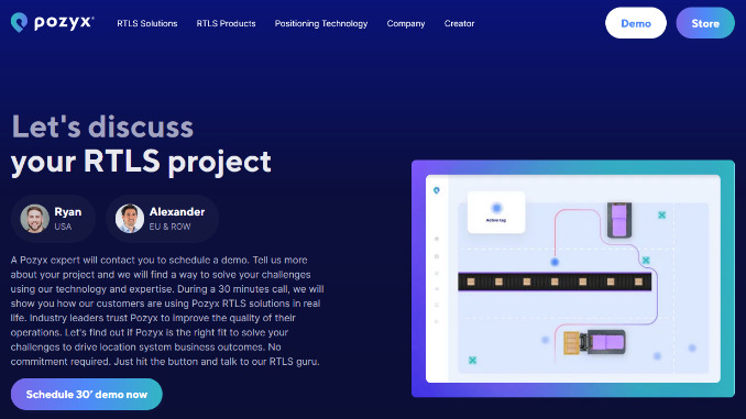 Notice of renewal of high-precision position measurement device "Pozyx Creator System" for ...