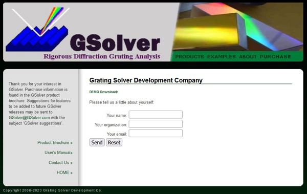 [Release information] Diffraction grating analysis software "GSolver ...