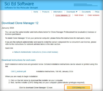 [Release information] Clone Manager 12 | Bioinformatics software for ...